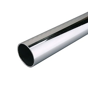 Knape & Vogt John Sterling 0015-6CH Heavy Duty Closet Pole Rod, 72-Inch, Chrome