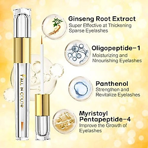 Lash Serum, Eyelash Serum Eyebrow Growth Serum, Premium Lash Serum for Eyelash Growth and Thickness, Lash Enhancing Boost Serum for Longer, Fuller and Thicker Natural Eyelashes Extensions (3ml)