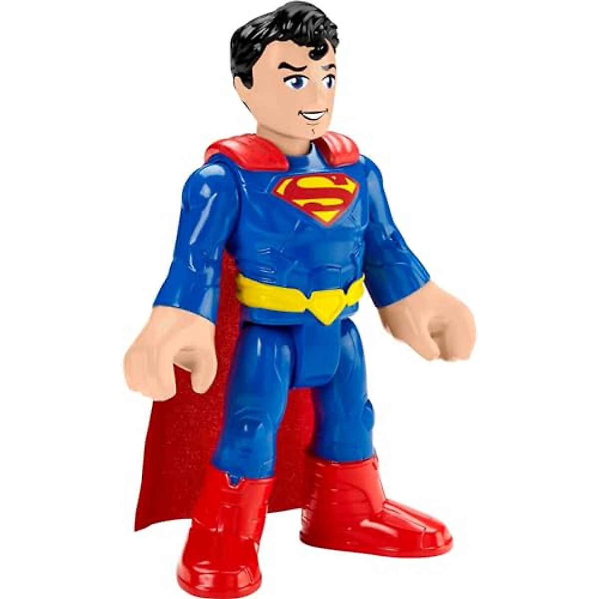 DC Super Friends Imaginext DC Super Friends Superman Xl Toy 10-In Figure with Fabric Cape for Preschool Kids Ages 3+ Years