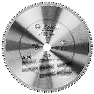 Bosch PRO1280ST 12 In. 80 Tooth Edge Circular Saw Blade for Ferrous Metal Cutting