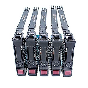(5-pcs) 2.5inch SFF SAS SATA Drive Tray Caddy for 651687-001 651699 G9 Gen9 2.5" SAS SATA Tray DL380p DL360p DL160 DL560 385 G8 G9 Server Series