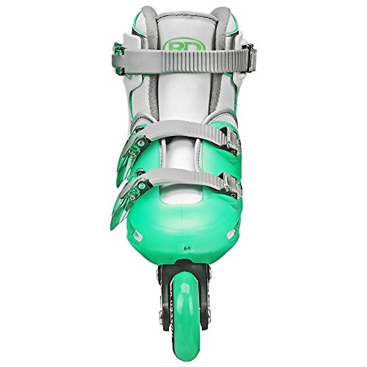 Roller Derby Women's V-Tech 500 Button Adjustable Inline Skate, Mint