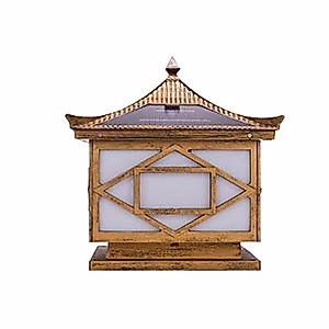 SPNEC Solar Lights, Outdoor Garden Lights, Home Gate Pillar Lights, Outdoor Garden Pillar Headlights