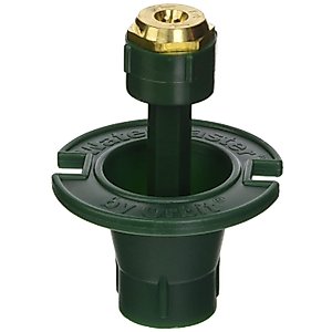 Orbit 54029 Plastic Pop-Up Flush Head Sprinkler with Brass Quarter Pattern Spray Nozzle