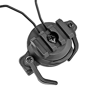 Tactical Helmet ARC Rail Adapter Suspension Headphones Bracket Tactical Helmet Headset Bracket for Tactical Pickup Headset