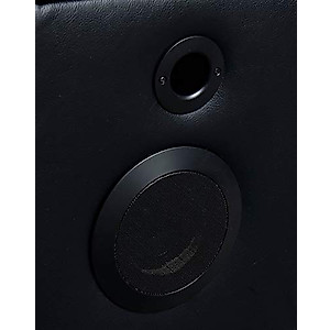 247SHOPATHOME Cadell Reclining Loveseat, Black