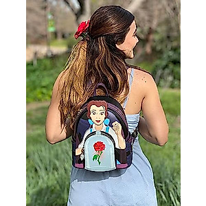 Loungefly Beauty and the Beast Belle Enchanted Rose Mini Backpack Toyz N Fun Exclusive