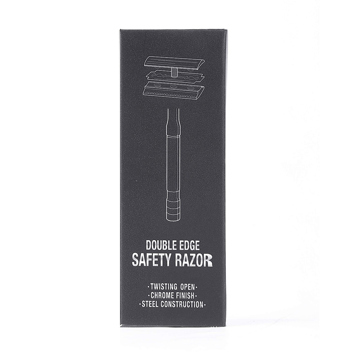 Tianwei Double Edge Safety Razor for Men & Women | Silver Waste Free Sided Vintage Shaving Fits All Edged Blades Zero Timeless