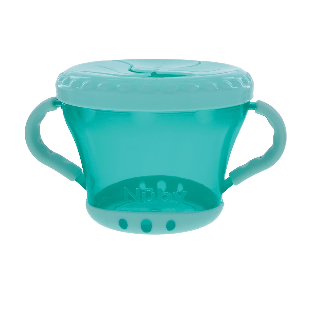 Nuby Plastic Snack Keeper, Colors May Vary, 5"