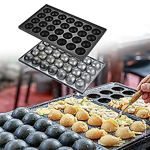 SiaBiced Meatball Grill Pan Cooking Baking Tools Gadgets Takoyaki Ball Maker for