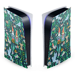 Head Case Designs Officially Licensed Micklyn Le Feuvre Gnome Family Love Art Mix Vinyl Faceplate Sticker Gaming Skin Case Cover Compatible with Sony Playstation 5 PS5 Digital Edition Console