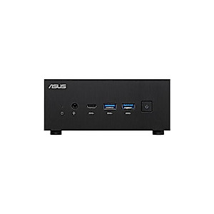 ASUS ExpertCenter PN52 Mini PC Barebone with AMD 8-Core R7-5800H, Quad-4K displays, 7 x USB, up to 64GB DDR4 RAM, Triple Storage Design, WiFi 6E, Bluetooth, USB-C with VESA Mount,Black