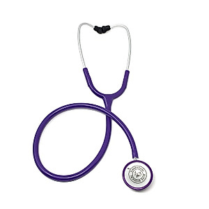 EMI Premium Clinical Lightweight 4oz Stethoscope with Rotating Dual Head - Purple - Perfect for Nurses and Medical Professionals
