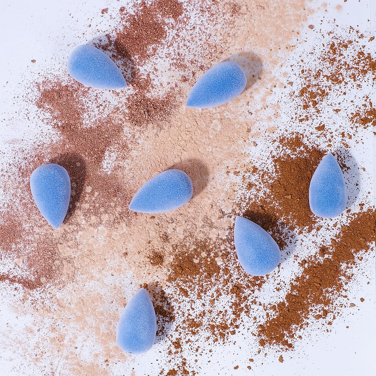 JUNO & Co. Microfiber Sponge, Latex-Free, Dual Layer Technology, Flawless Makeup Blender for Foundations, Powders and Creams (Velvet Love Bundle)