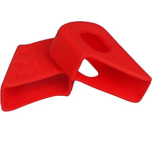 PAXLAMB Mountain Bike Crankset Caps Bicycle Crank Protector Road Bike Crank Protection Sleeve Arm Boots Crankarm Protectors Silicone Dustproof Cover Accessory (Black)