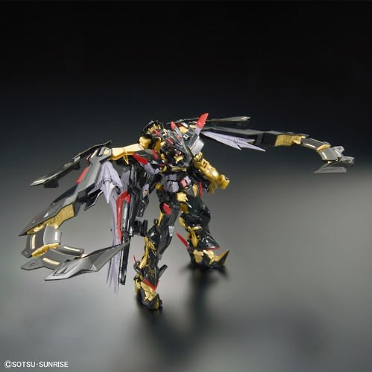 BANDAI Hobby RG #24 Gold Frame Amatsu Mina Gundam Seed Astray Model Kit (1/144 Scale)