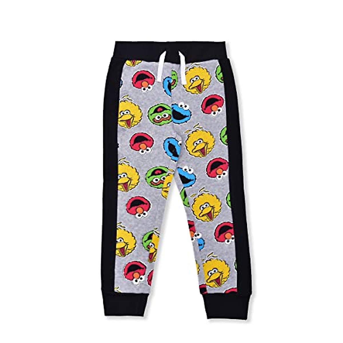 Sesame Street Long Sleeve Shirt and Jogger Pant Set for Boys, Comfy Active Wear for Kids, Gray, Size 3T