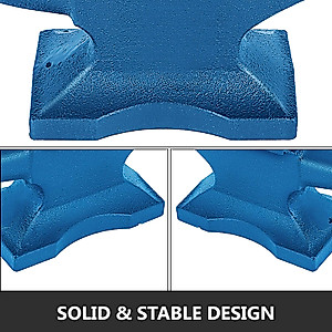 VEVOR Single Horn Anvil 24Lbs Cast Iron Anvil Blacksmith for Sale Forge Tools and Equipment Anvil Rugged Round Horn Anvil Blacksmith Jewelers Metalsmith Blacksmith Tool