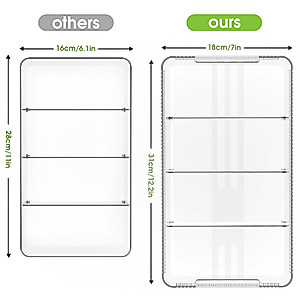 NIHEHAG Large 3 Tier Under Sink Organizers and Storage Bathroom - Multi Purpose Bathroom Cabinet Organizer,Pull Out Organizer and Storage with Dividers/Hooks,Clear Adjustable Medicine Bins (XL)