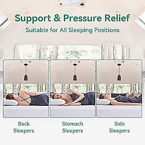 Opoiar RV Mattress 8" Short Queen,Green Tea Medium Firm Memory Foam Mattress in a Box,Pressure Relief,Campers/Trailers/Trucks Mattress in a Box,CertiPUR-US Certified,Made in USA