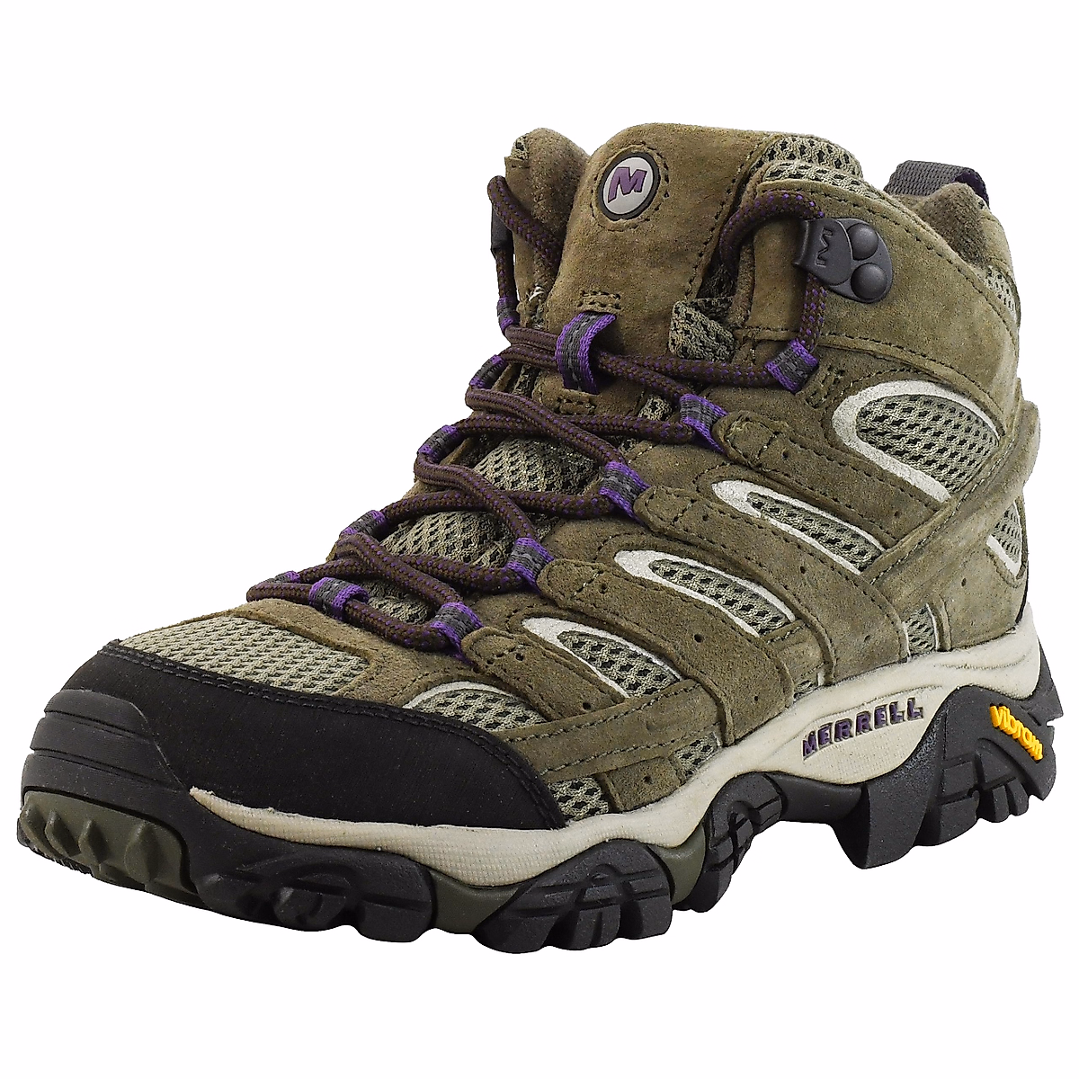 Merrell Women's Moab 2 Vent Mid Hiking Boots, Olive,10.5 M