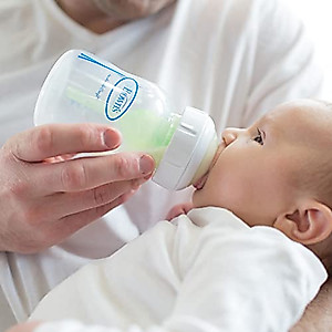 Dr. Brown’s Natural Flow® Level 3 Wide-Neck Baby Bottle Silicone Nipple, Medium-Fast Flow, 6m+. 100% Silicone Bottle Nipple, (Pack of 6)