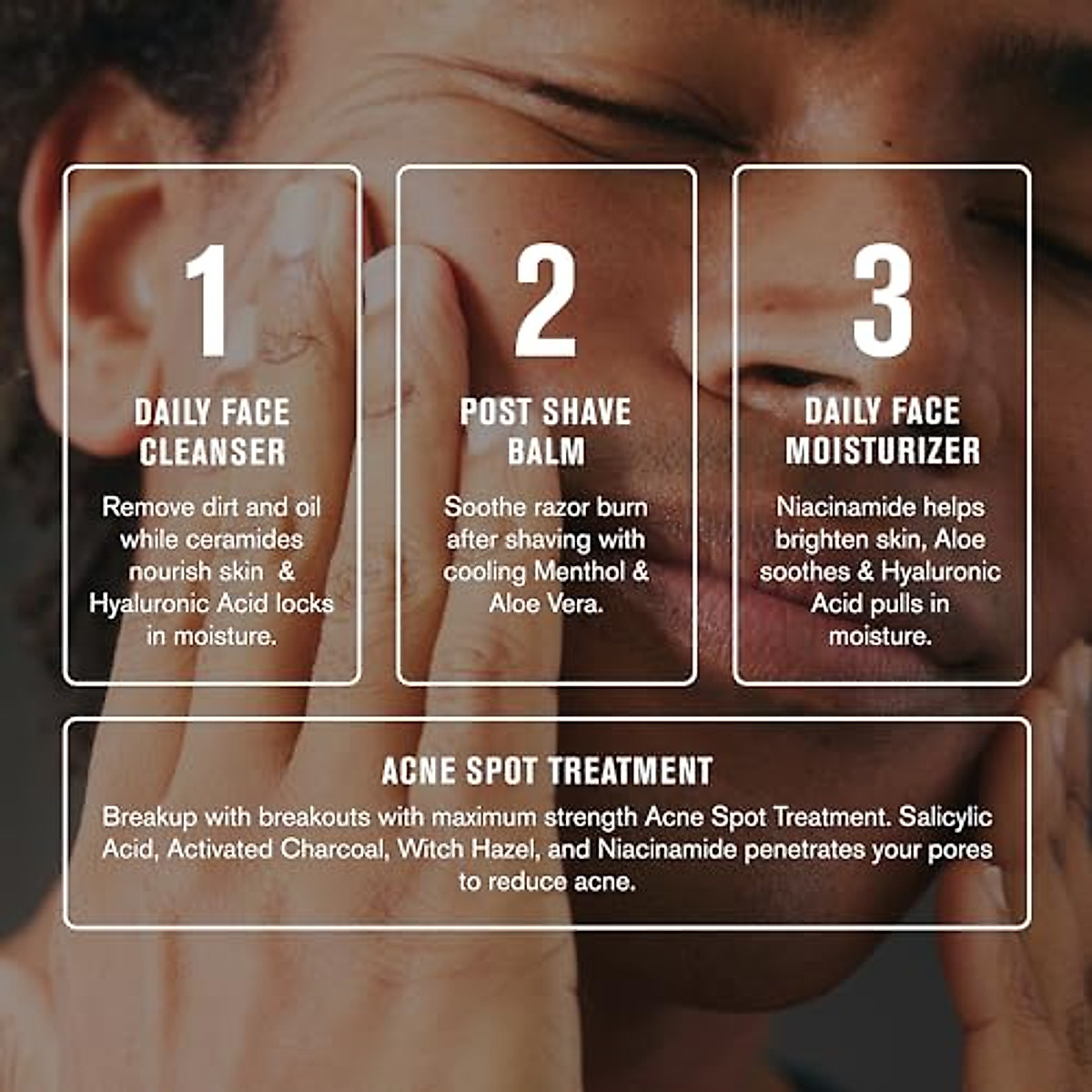 Every Man Jack Daily Face Lotion for Men - Deeply Moisturize and Revive Dry, Tired Skin with Hyaluronic Acid, Aloe Vera and Niacinamide - 2.5 oz Men’s Face Lotion (2 Pack)