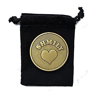 Brass SHMILY Coin with Black Velvet Bag by SHMILY Coin?