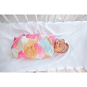 Copper Pearl Large Premium Knit Baby Swaddle Receiving Blanket Monet