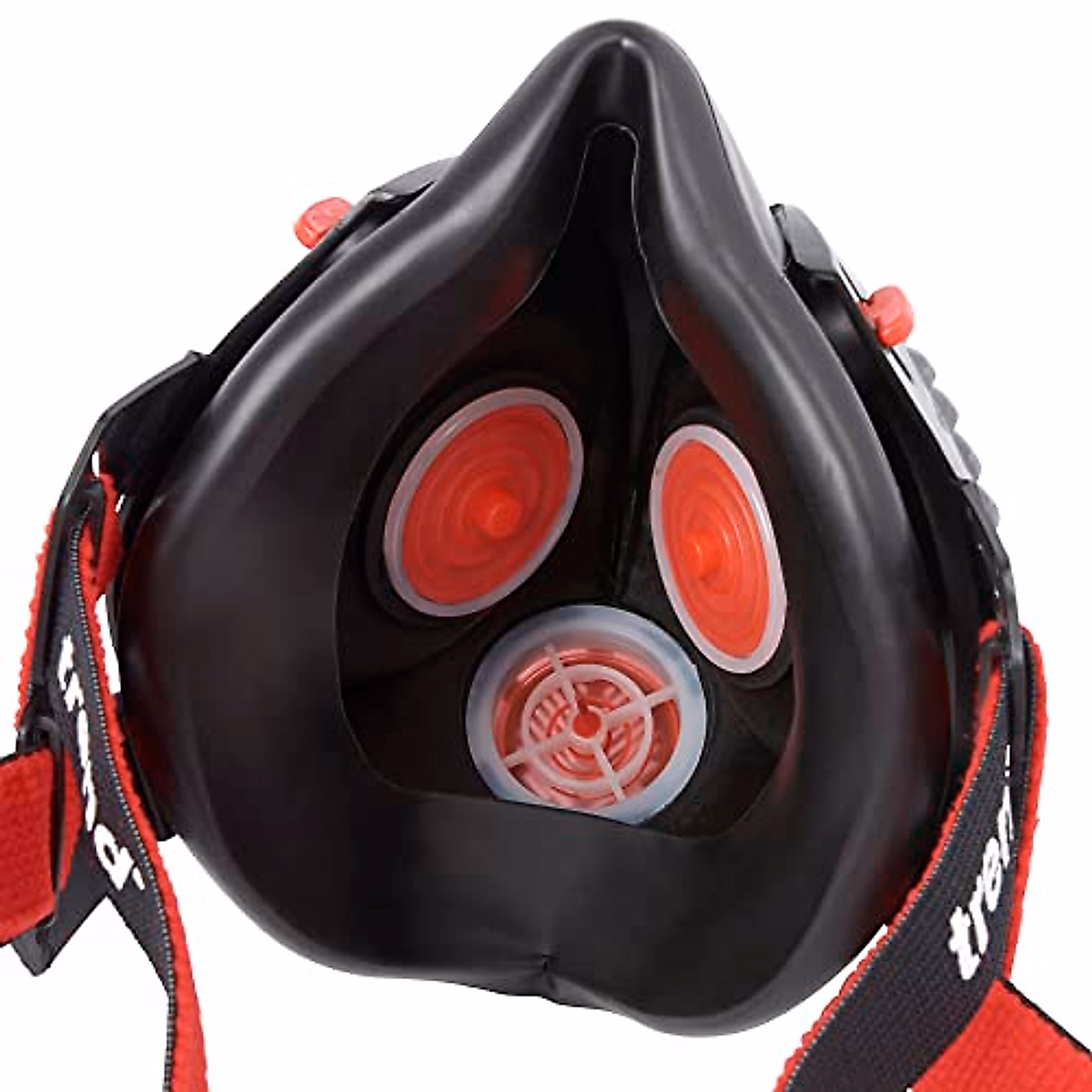 Trend Air Stealth Dust Mask, Half Mask with Replaceable Twin HEPAC Filters for Woodworking, Building & Construction Work, Medium/Large, STEALTH/ML