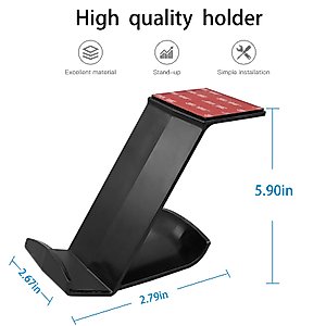 VOMENC Game Controller Under Desk Gamepad Controller Mount Holder for Xbox ONE Switch PS4 PS5 Xbox Series X|S STEAM PC Nintendo, Strong Adhesive Holder for Universal Gamepad