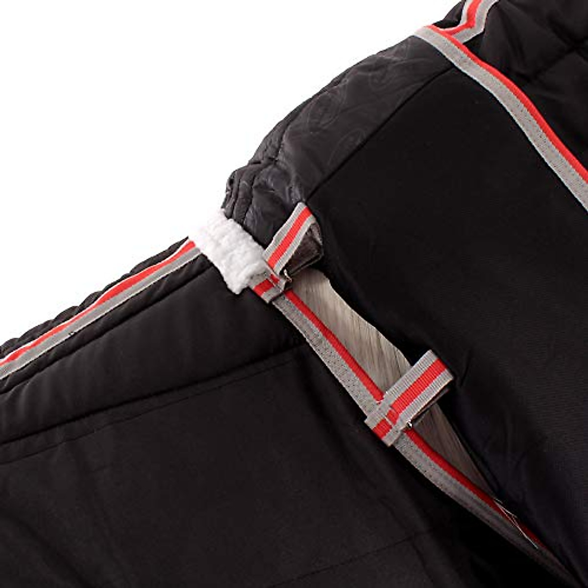 Weatherbeeta ComFiTec with Therapy-Tec Channel Quilt Detach-A-Neck Medium - Black/Silver/Red - 69"