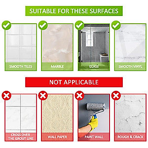 Rackickyer Grab Bars for Bathtubs and Showers, 1 Pack 15 Inch Shower Handles, Strong Suction Grab Bar for Shower, Anti-Slip Shower Grab Bars for Seniors, Bathroom Handicap Grab Bars with Indicators