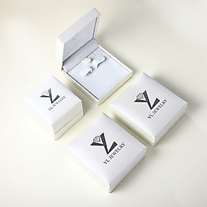 YL Cross Earrings Sterling Silver Infinity Dangle Drop Earrings Cubic Zirconia Criss Leverback Jewelry