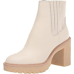 Dolce Vita Women's Caster H2O Fashion Boot, Ivory, 7