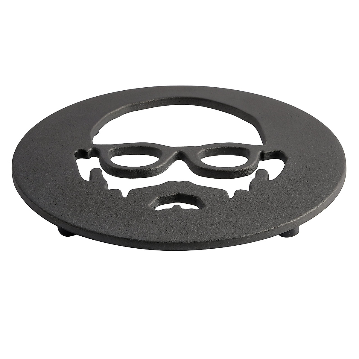 Babish Cookware Cast Iron, 8-Inch, Preseasoned Face Trivet