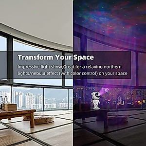 Star Projector Galaxy Light Projector, Astronaut Starry Projector with Remote Control, Timer and 360°Adjustable Nebula Sky Night Light for Kids Adults Bedroom Home Decor, Gift for Children's Day