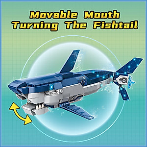 QMAN RC Car STEM Building Toys, 425 Pieces Remote Control Building Blocks Model Car Kit,Racing Car Model Building Block for Boys and Girls Age 6-12