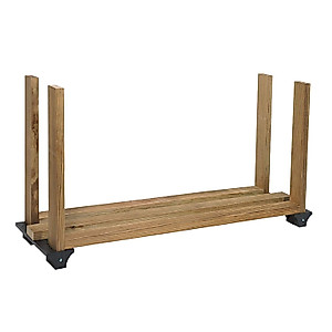 2 x 4 BASICS 90144MI Firewood Rack System, Black