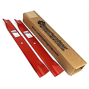 MowerPartsGroup (2) Reaper 42" Hustler Blades for Raptor and Mini Fastrak Replaces 793794 794685