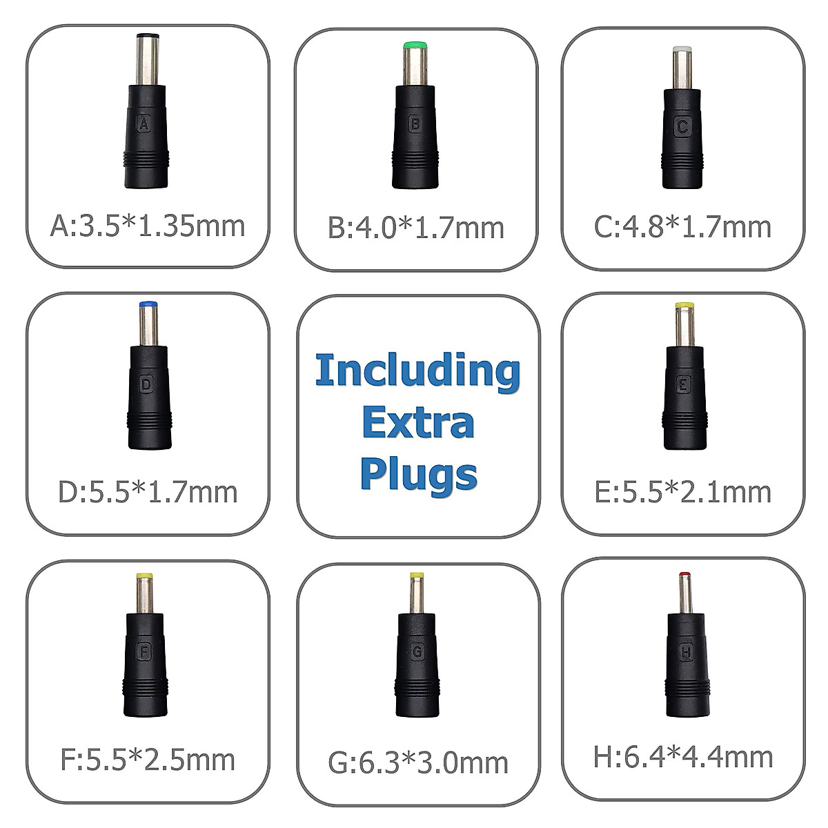 Excelity EIKS AC-to-DC 7.5V 1A(Max) Power Supply Switching Adapter 5.5 x 2.5mm / 5.5 x 2.1mm