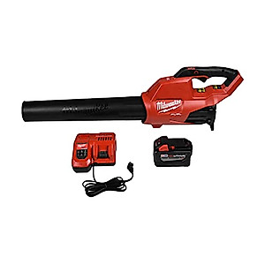Milwaukee 2724-21HD M18 120 MPH 450 CFM 18V Brushless Cordless Handheld Blower Kit with 8.0 Ah Battery, Rapid Charger