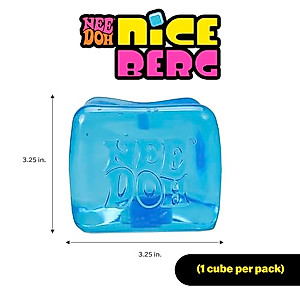 Schylling NeeDoh Nice Berg - Giant NeeDoh Nice Cube - Sensory Squeeze Toy with a Super Solid Squish - Ages 3 and Up - One Cube