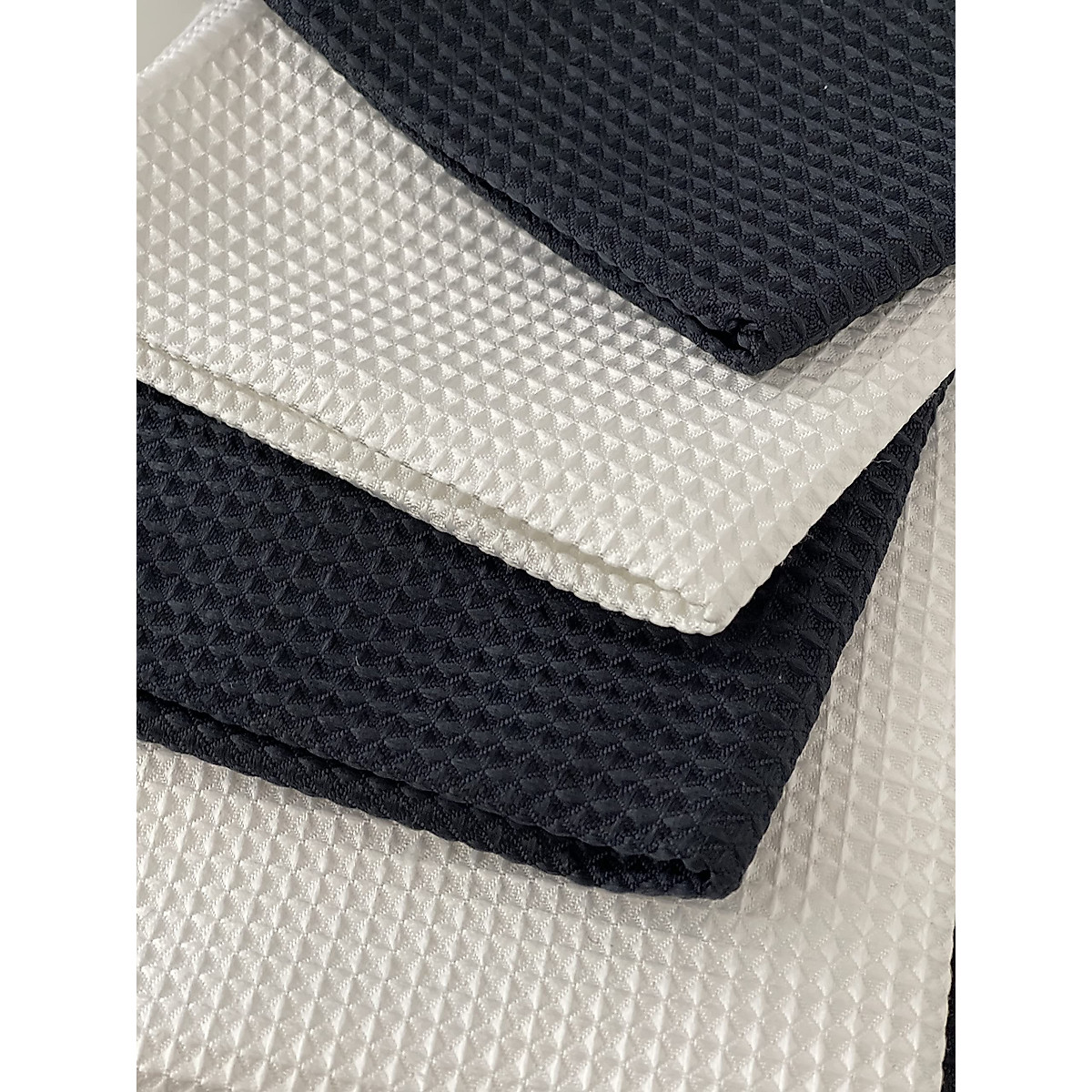 10 pcs Waffle Weave Dish Towel Kitchen Towel Hand Dish Rags Great for Household Cooking Cleaning Kerchief, 12x12inches