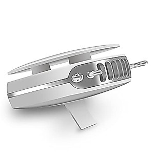 VR-robot Portable Hanging Neck Fan, Hands Free Air Cooler USB Rechargeable Personal Wearable Cooling Neck Fan, Adjustable Lanyard 3 Speed Mini Handheld Fan for Office,Camping,Travel,Outdoor