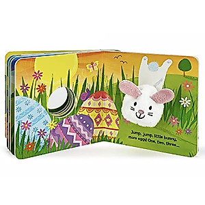 Hippity, Hoppity, Little Bunny - Finger Puppet Board Book for Easter Basket Gifts or Stuffer Ages 0-3