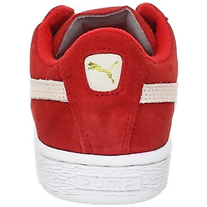 PUMA Suede JR Sneaker High Risk Red/White 7 M US Big Kid