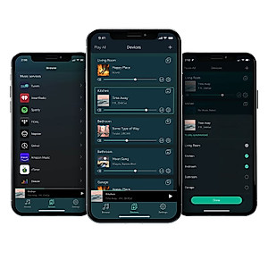 Wiim Mini Airplay 2 Music Streamer, WiFi & Bluetooth Multiroom/Multizone Audio Receiver Within Spotify/Tidal Connect & 192khz/24bit Hi-Res Audio, Works with Siri & Alexa Voice Assistant.
