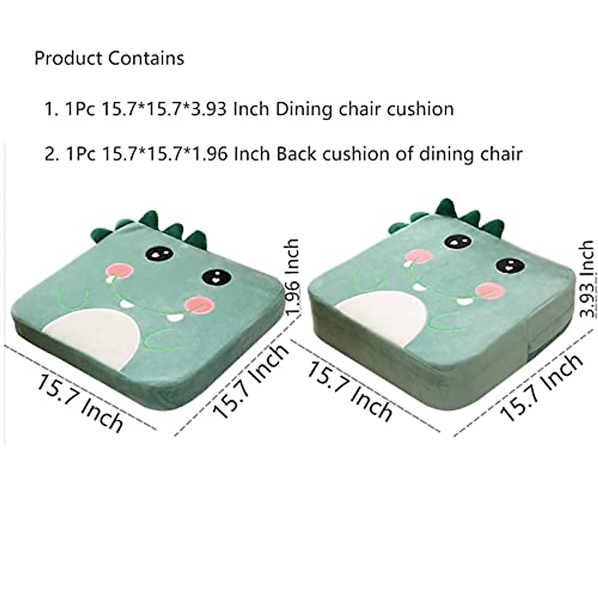 Toddler Booster Seat for Dining Double Straps Washable Portable Thick Chair Increasing Cushion for Baby Kids (Pink)