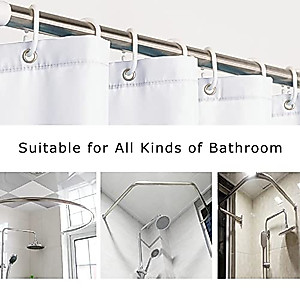 4Pcs Christmas Elk Grinch Shower Curtain Set with Non-Slip Rugs,Bath Mat and Toilet Lid Cover for Bathroom Weighted Lead Hem Polyester,New Year Xmas Winter Holiday Decor with 12 Hooks 72x72 in(50)